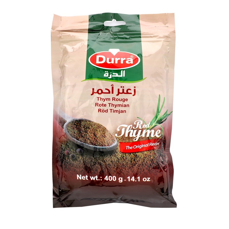 Thym Zaatar Rouge Durra 400gr - Mélange d'épices savoureux pour cuisine ...